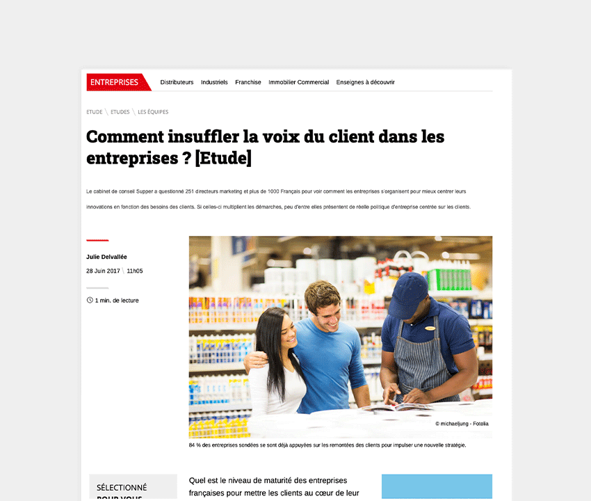 Comment insuffler la voix du client dans les entreprises ? – Supper